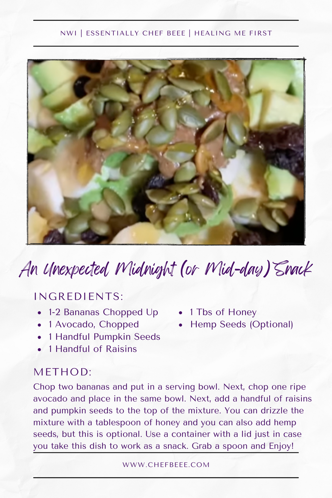 There's Nothing Like a Tried and True Snack – Essentially Chef Beee