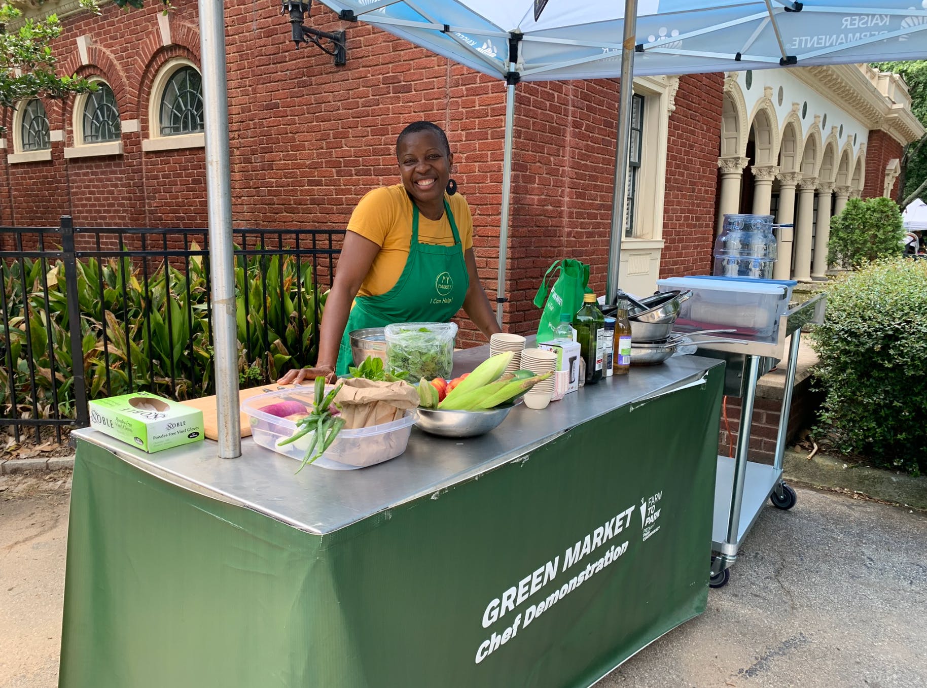 Join us for a Chef Demo at the Green Market at Piedmont Park ...